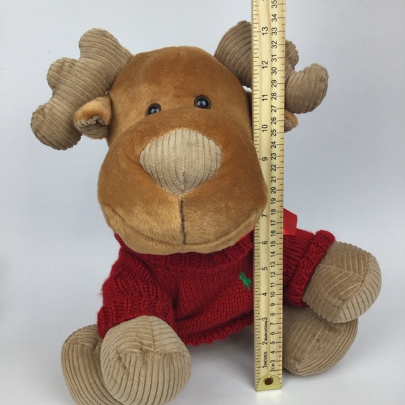 Galerie | Toys | Moose Reindeer Plush Stuffed Animal Holiday Toy Brown ...